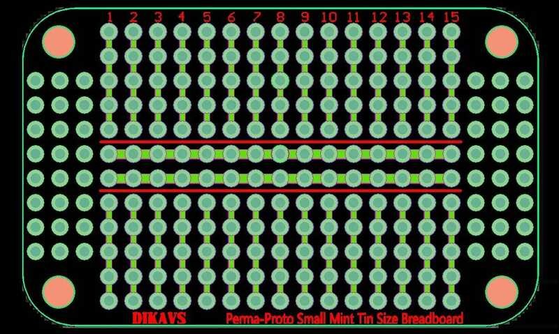 64 Small Size PCB Prototype Board Solderable Breadboard For Arduino ...
