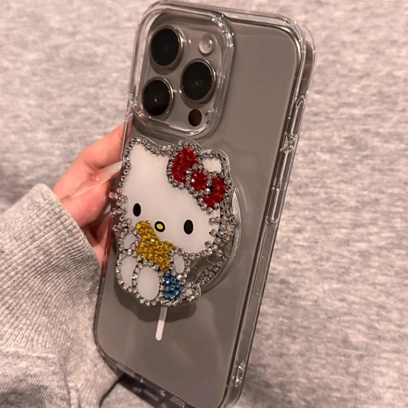 Cartoon Hello Kitty Magnetic Bracket Clap Strong Adsorption Airbag ...