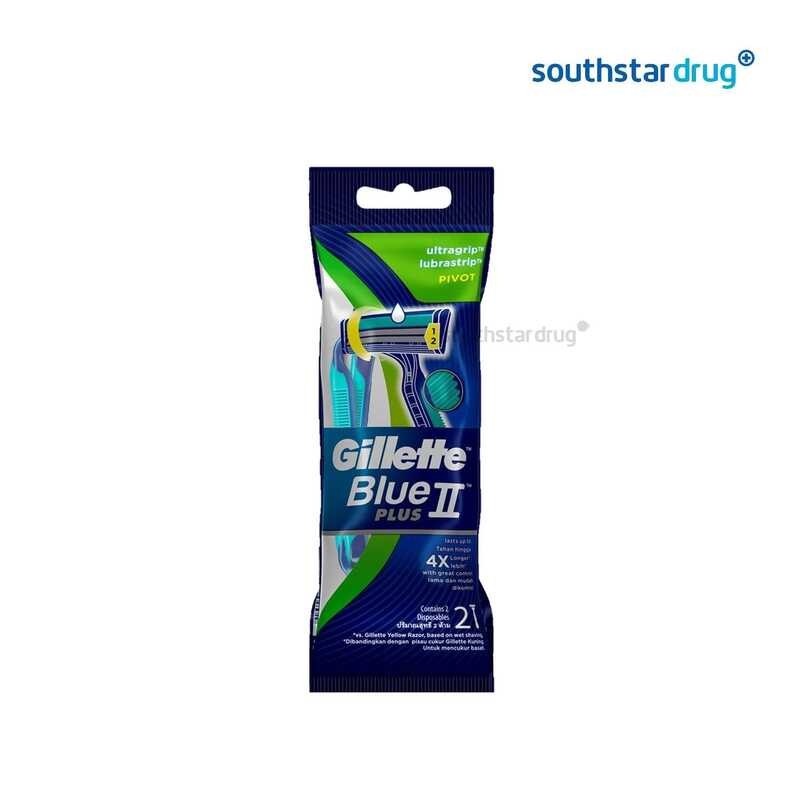Gillette Blue II Plus Pivot Razor - 2S | Shopee Philippines