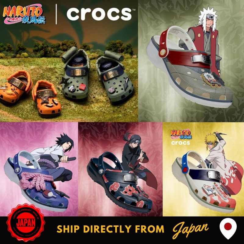 ♞Crocs Naruto Shippuden Classic Clog | Ship Directly from Japan ...