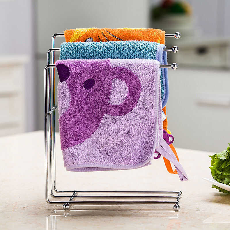 Stainless Steel Kitchen Countertop Vertical Rag Hanging Dishcloth Small ...