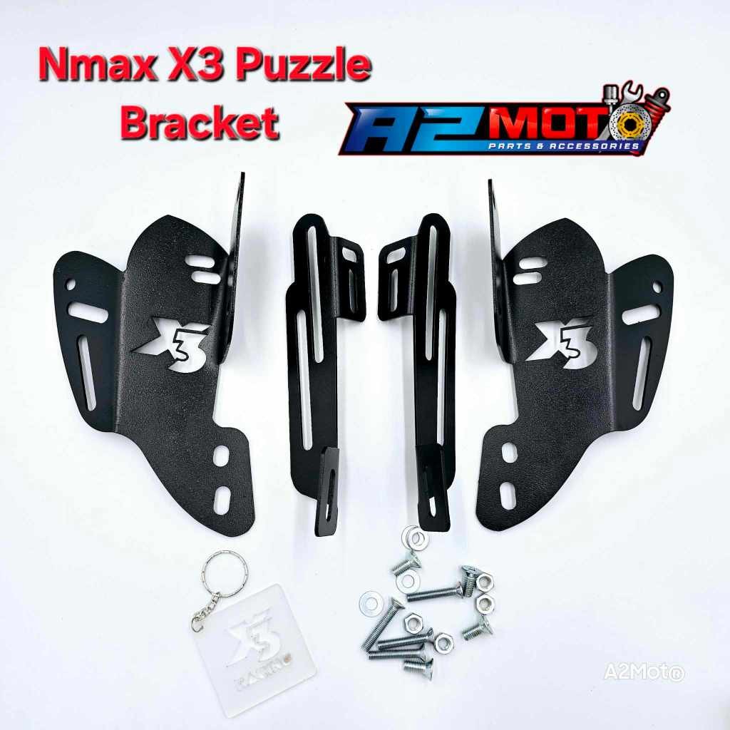 Side Mirror w Bracket For NMAX V2 V1 CBR Ninja R25 Type NEMO RZ Racing ...