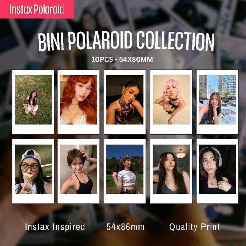 [Bini] Instax Inspired Polaroid; 10Pcs, 54X86mm, Quality Print | Shopee ...