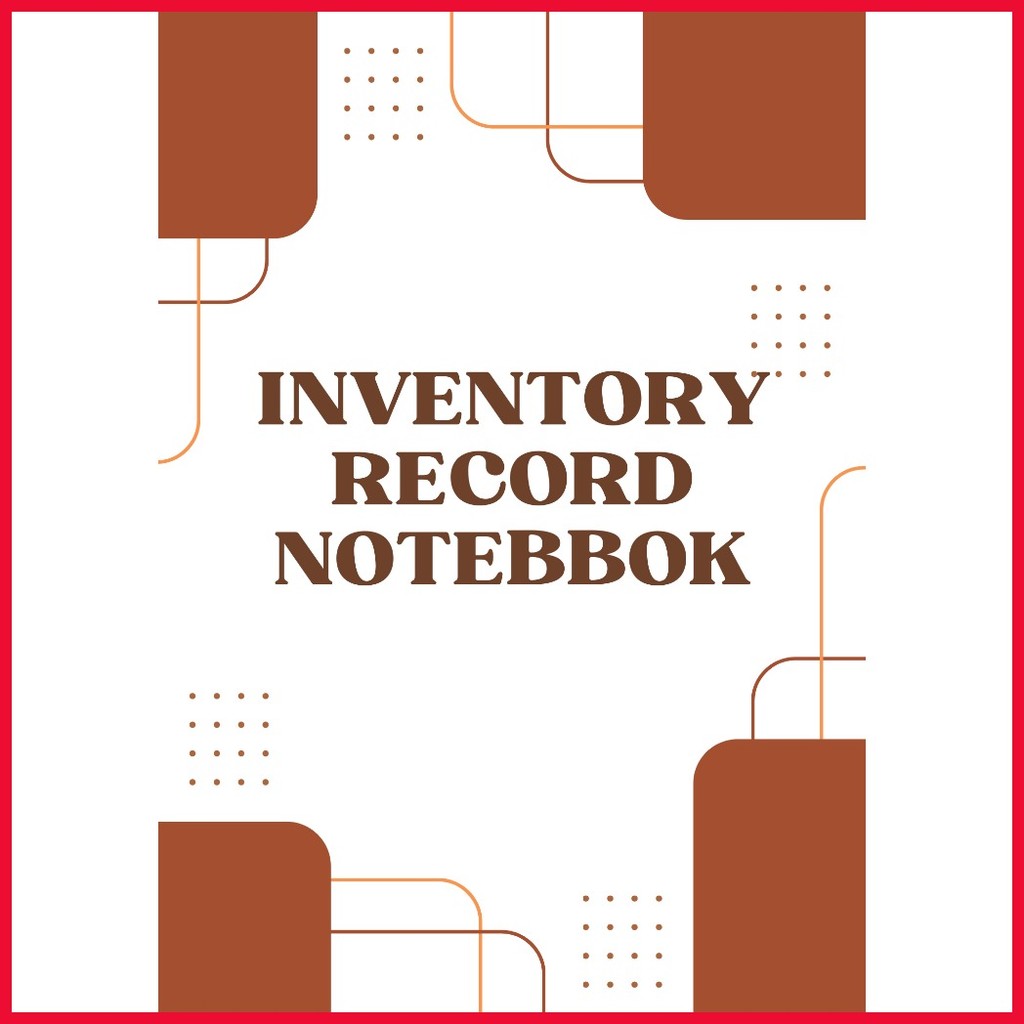 ∨ ★ A&J Inventory Tracker Notebook Record Book 70 Pages Wire Bind ...