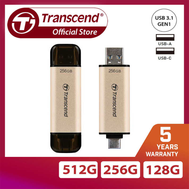 Transcend Jf930c Jetflash 930C USB 3.2 Gen 1 Flash Drive | 128Gb, 256Gb ...