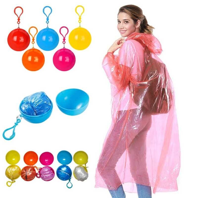 Disposable Raincoat Ball Mini Storage Ball Portable Outdoor Activities ...