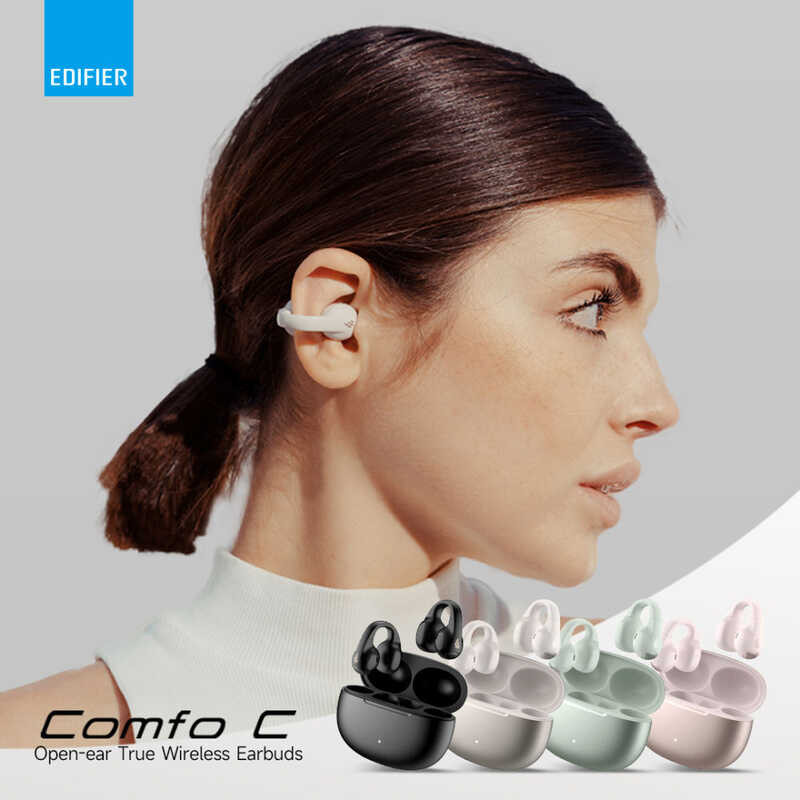 Edifier C Open-ear True Wireless Earbuds Bluetooth-V5.4 Supported Audio ...