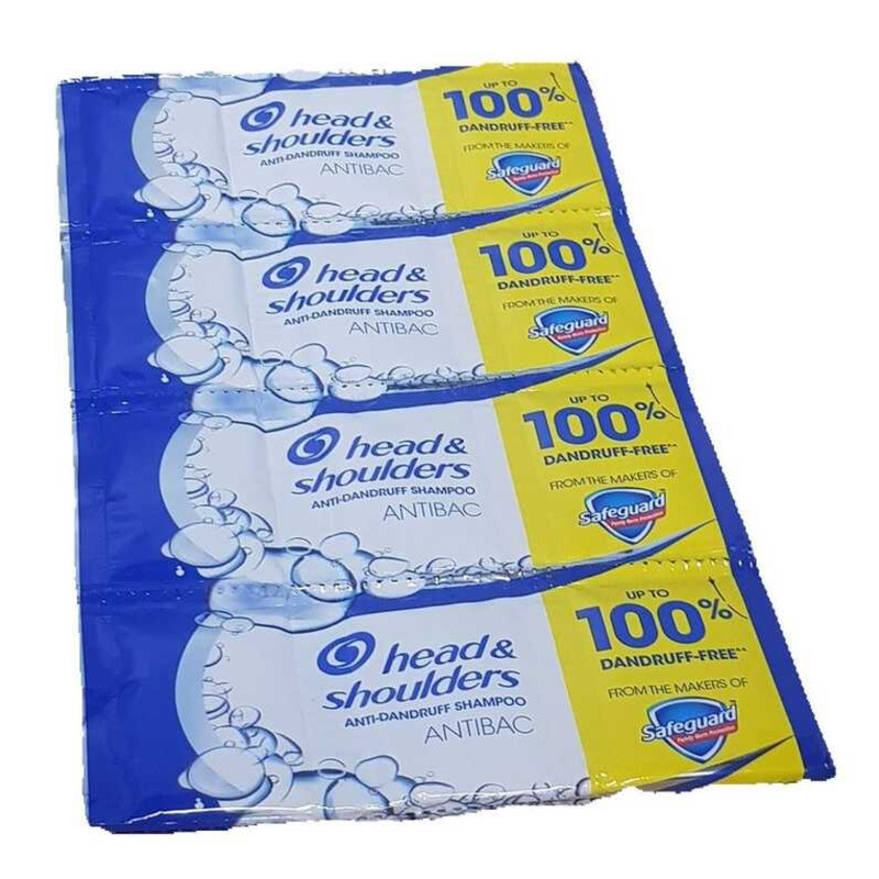 HEAD And SHOULDER Anti-Dandruff Shampoo - Antibac (Pack Of 36 Sachets ...