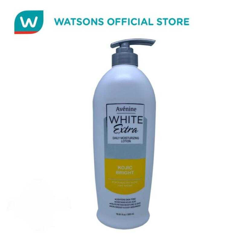 AVENINE Extra White Kojic Brightening Lotion 500Ml | Shopee Philippines