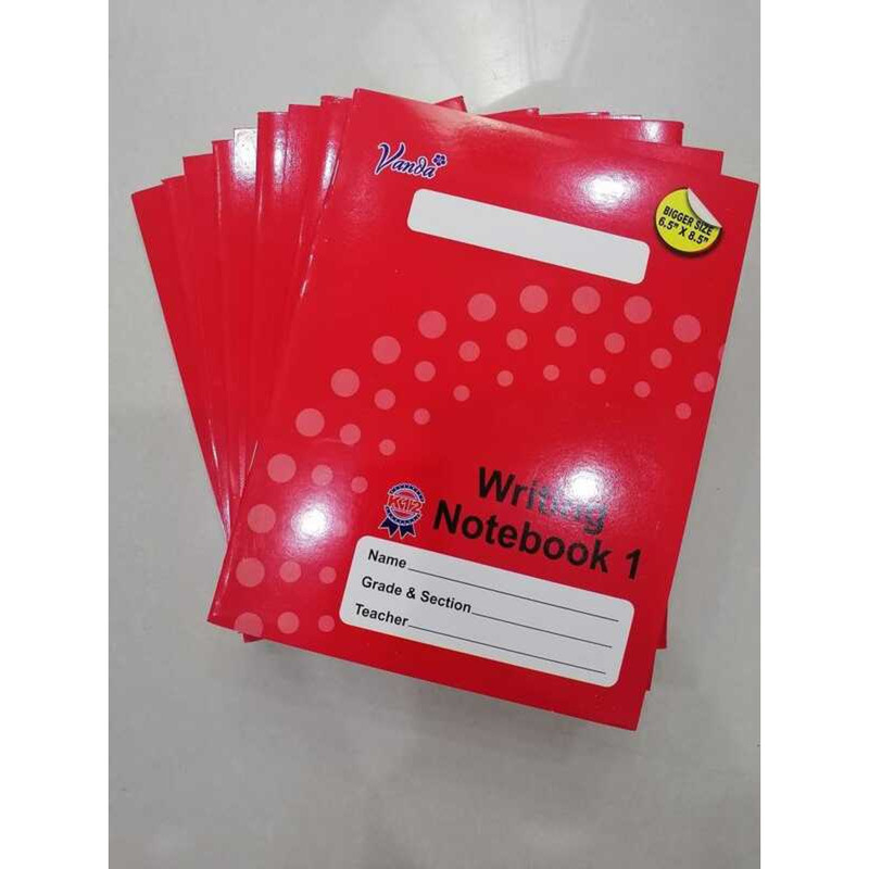 VANDA K12 Prep Writing Notebook BIGGER SIZE 6.5X8.5" (10Pcs) (1Pc) Fd1 ...