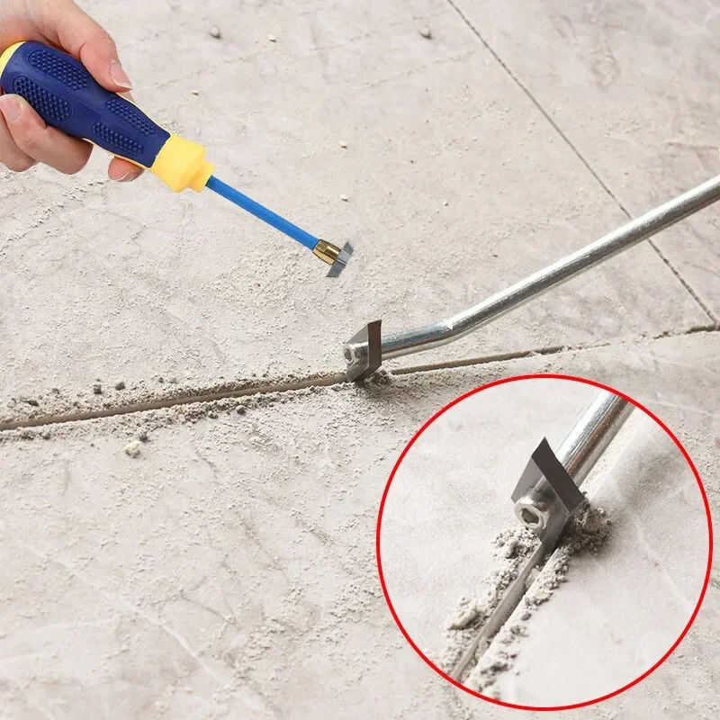 Durable 4 IN 1 Grout Removal Tool Tungsten Steel Ceramic Tile Gap Drill ...