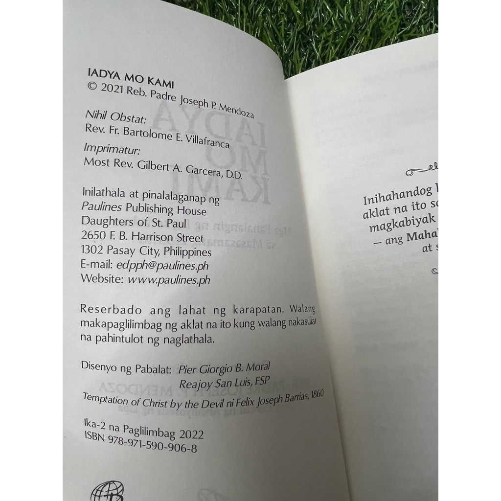 Iadya mo Kami; Mga Panalangin ng Layko Laban sa Masasamang Espiritu ...