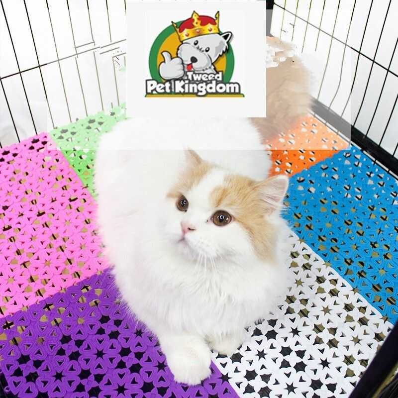 1Pc Multifunctional Splicing Plastic Pet Dog Cat Mesh Mat Bathroom Non ...
