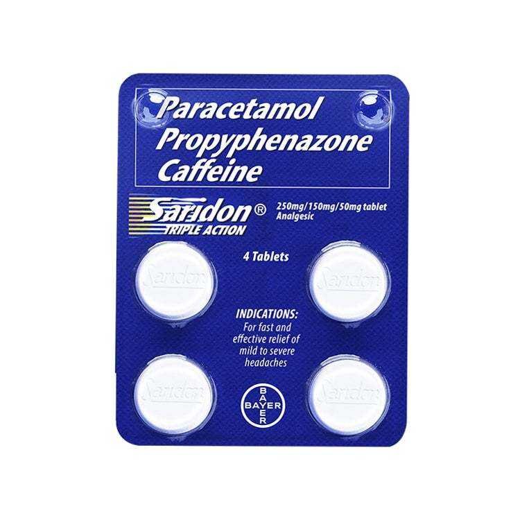 Saridon Triple Action Tablet - 20Pcs | Shopee Philippines