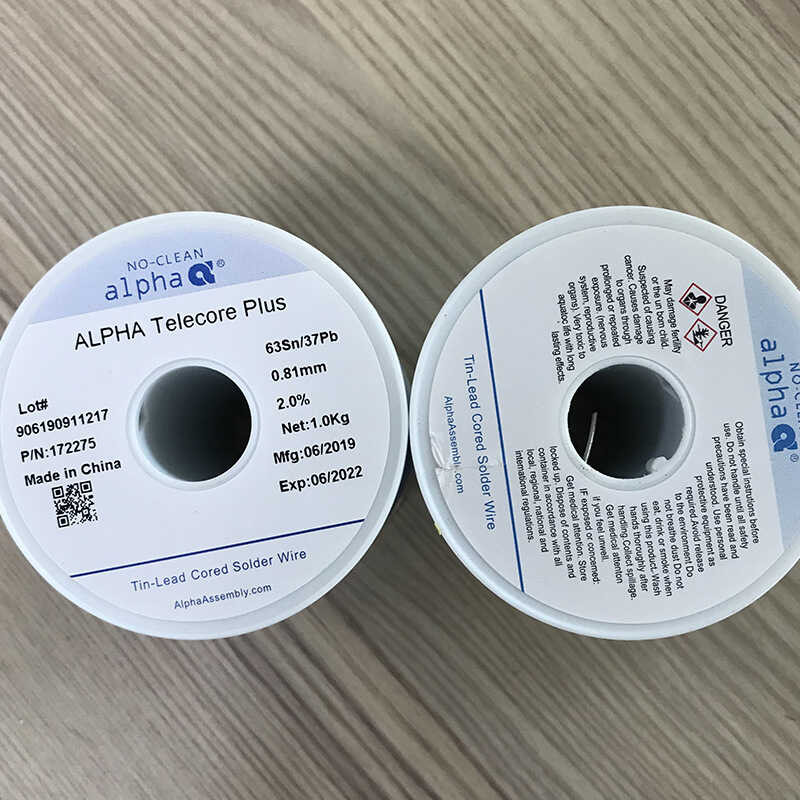 No-Clean Solder Alpha Wire Original Alpha Solder Wire 63/37 2.0 Rosin ...