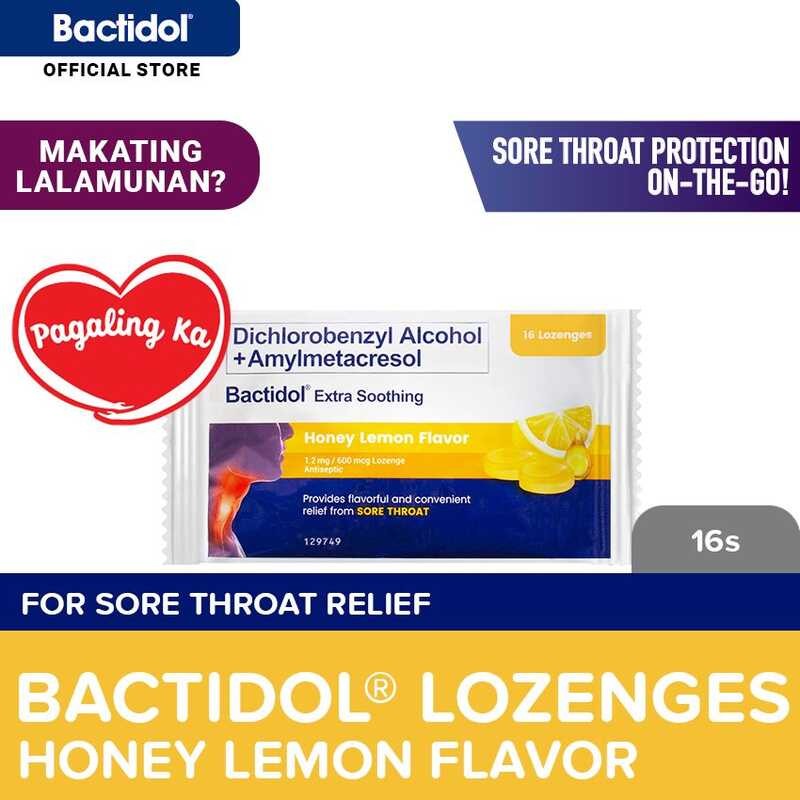 Bactidol Extra Soothing Lozenges Honey Lemon 16S : For Sore Throat ...