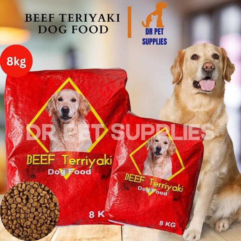 8Kg All Stages Beef Teriyaki Dog Dry Food Dogs Adult Puppy 38A 32B ...