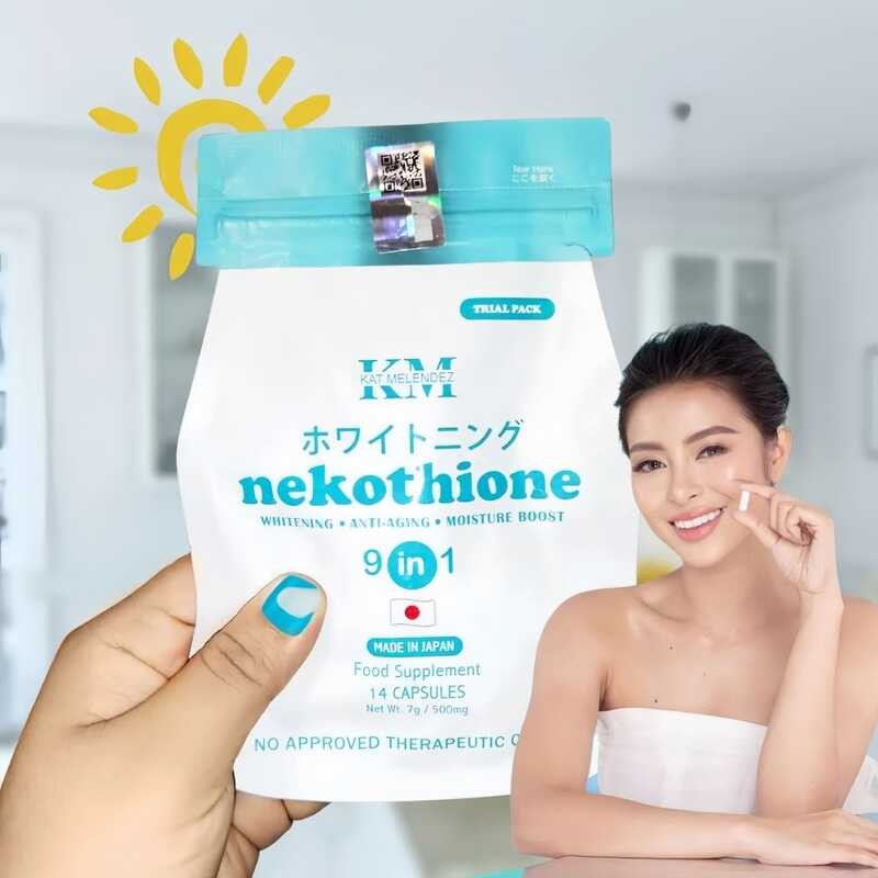 Skin Whitening Care Nekothione Japan 9-In-1 Trial Pack (14 Capsules ...