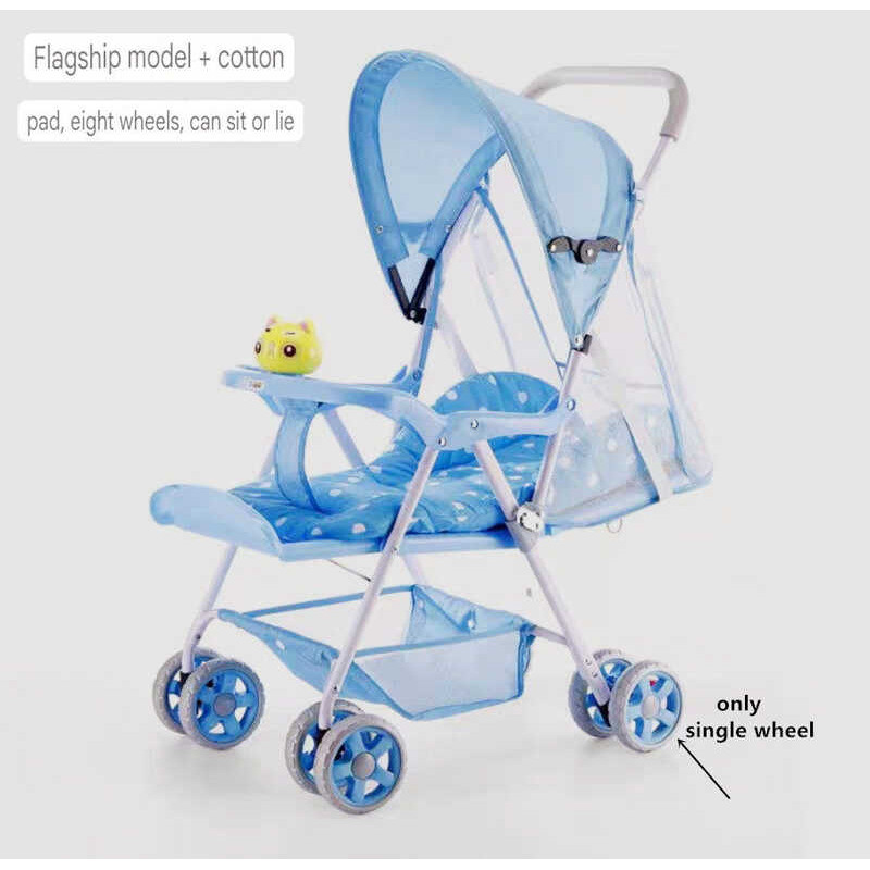 Baby Stroller Light Folding Can Sit And Lie Prams Of Hand Push Simple ...