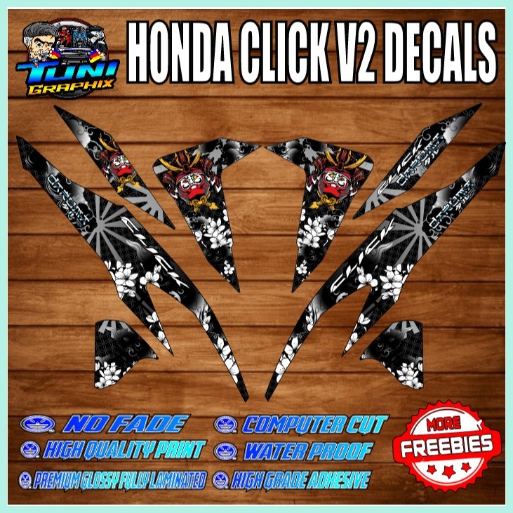 Honda Click V2 Daruma Indo Concept Decal Sticker | Shopee Philippines