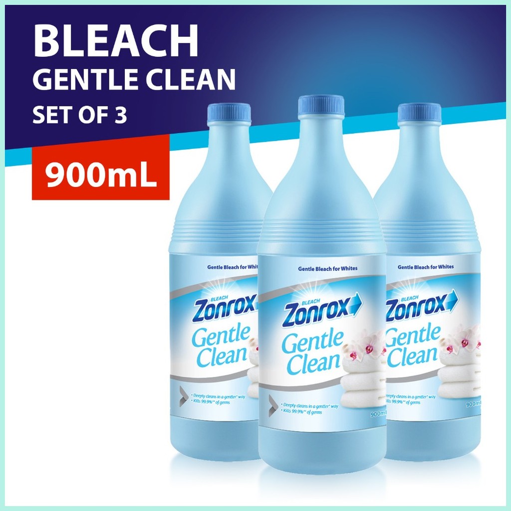 Zonrox Gentle Clean 900ml x3 | Shopee Philippines