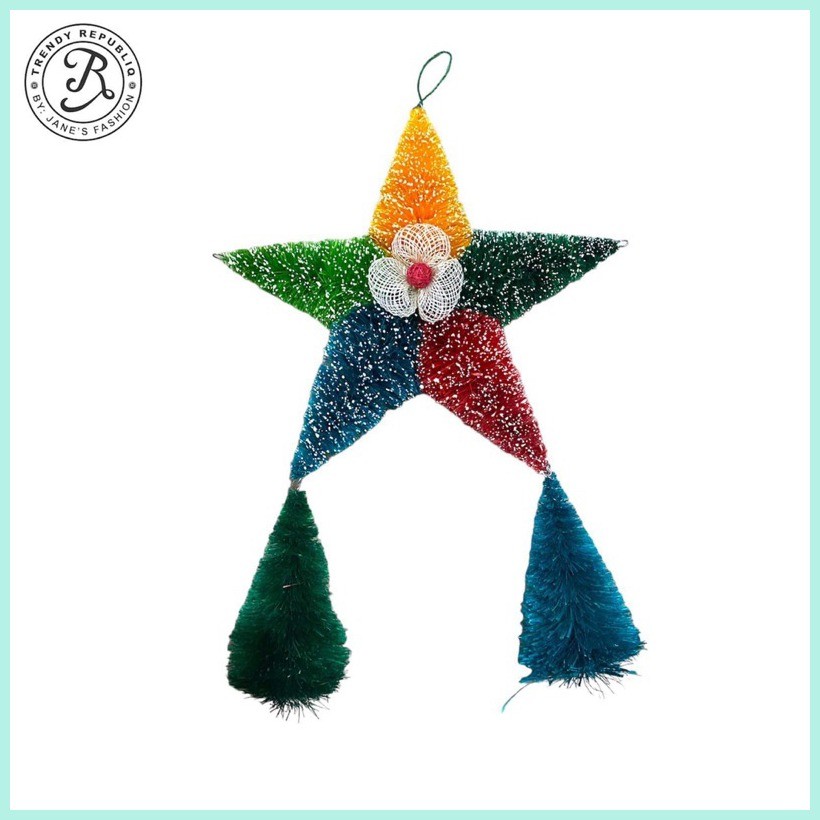 Christmas Star Parol for Window 24 cm Eco Friendly made of Abaca ...
