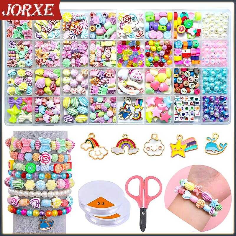 Cea Jorxe Necklace Making Set Bracelet Diy Kit Bids Complete Beads ...