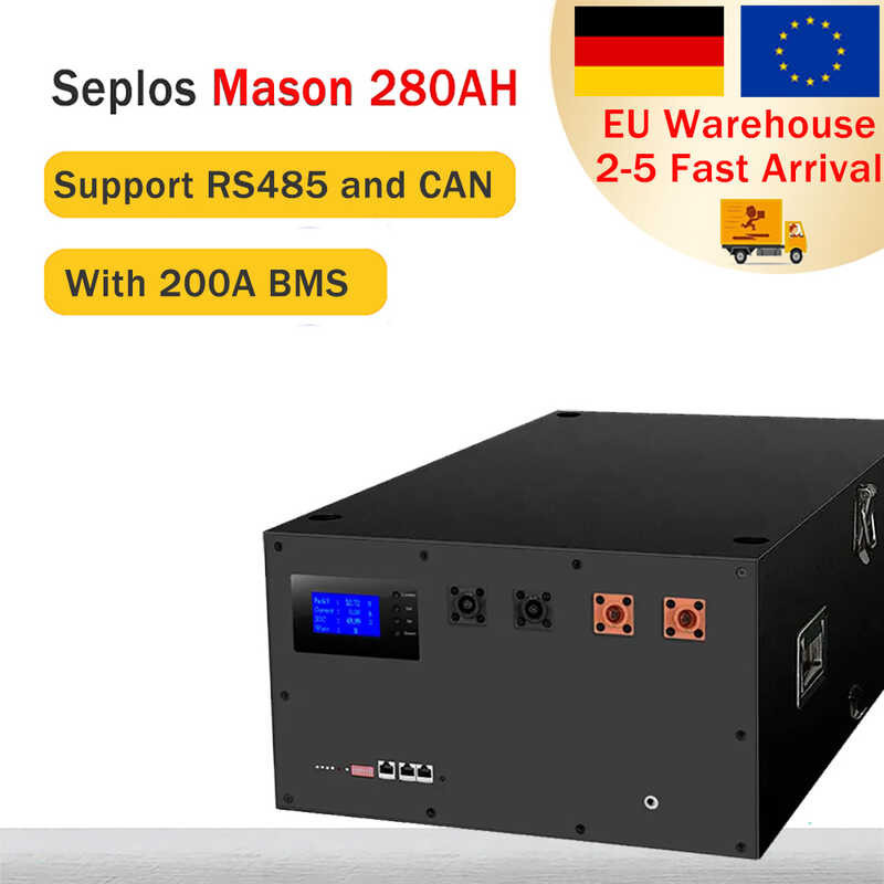 48V Seplos Lifepo4 Case DIY Mason 280Ah Na May Bluetooth 16S 200A BMS ...