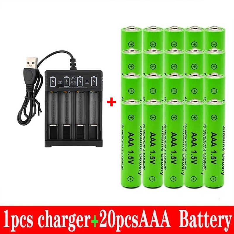 Battery 100% AAA 1.5 V 3000 Mah Rechargeable New Alca as Drummey ...