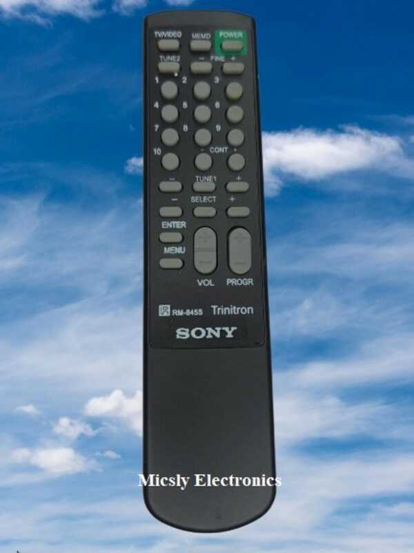 Sony Trinitron RM-845S CRT TV Remote Control | Shopee Philippines