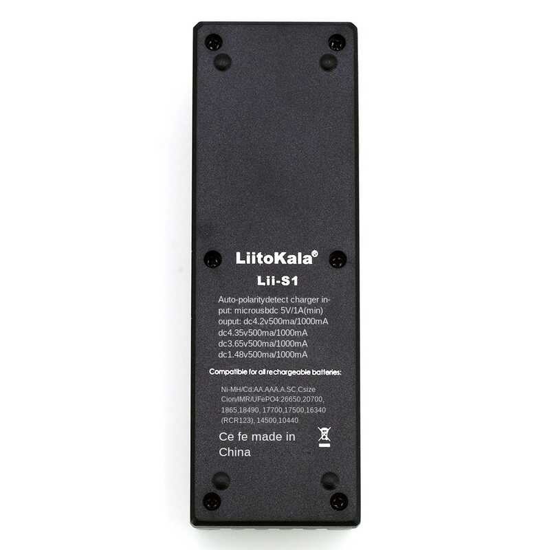 Liitokala Lii-S1 26650 AAA 18650 18350 18500 3.7V 1.2V 3.2V 3.8V ...