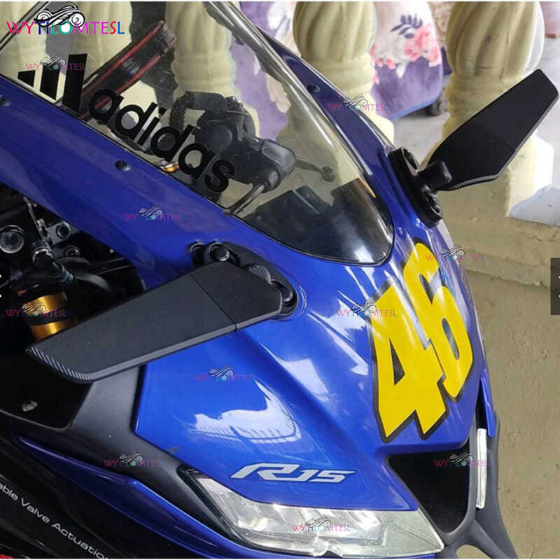 Para Sa YAMAHA R15m R15 V1 V2 V3 V4 Winglet Side Mirror Cermin Sisi ...