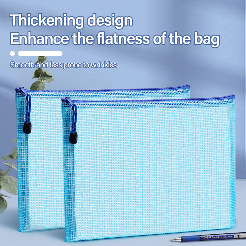 Plastic Envelopes Zipper Envelope Document Storage Pouch Bag Holder ...