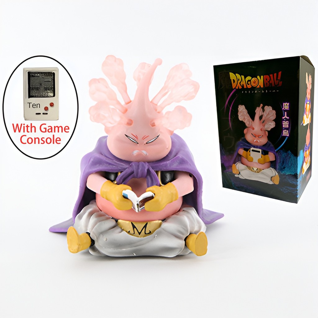 Dragon Ball Min Fat Buu Powering Up, Reading, And Gaming Collectible ...