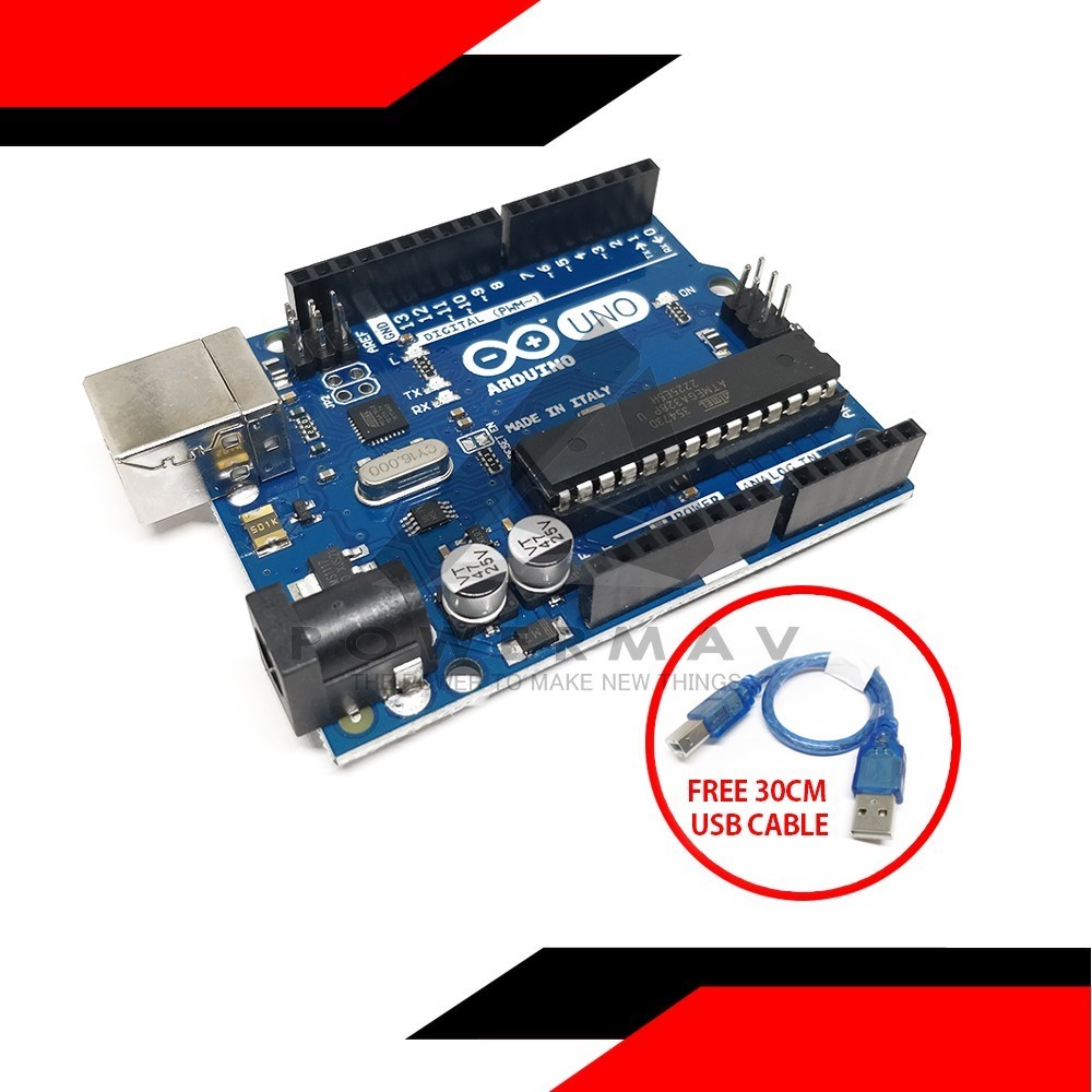 Arduino Uno R3 Dip Type ATMEGA16U2 MEGA328P Chip Development board with ...