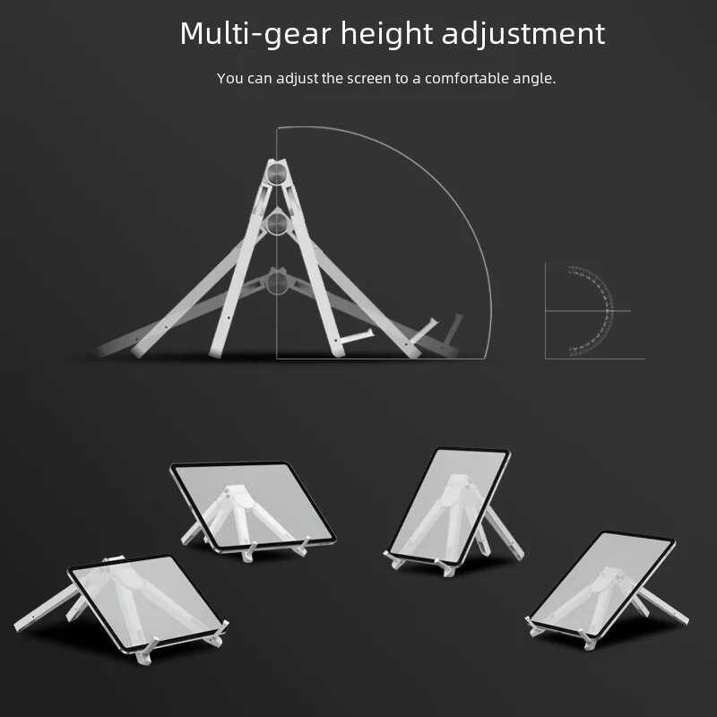 Portable Foldable Adjustable Laptop Stand Desktop Elevation Bracket ...