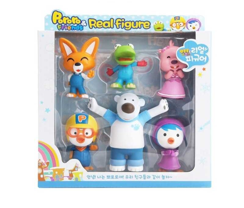 Friends Korea Figures 6Pcs Korean Animation Pororo Characters n ...