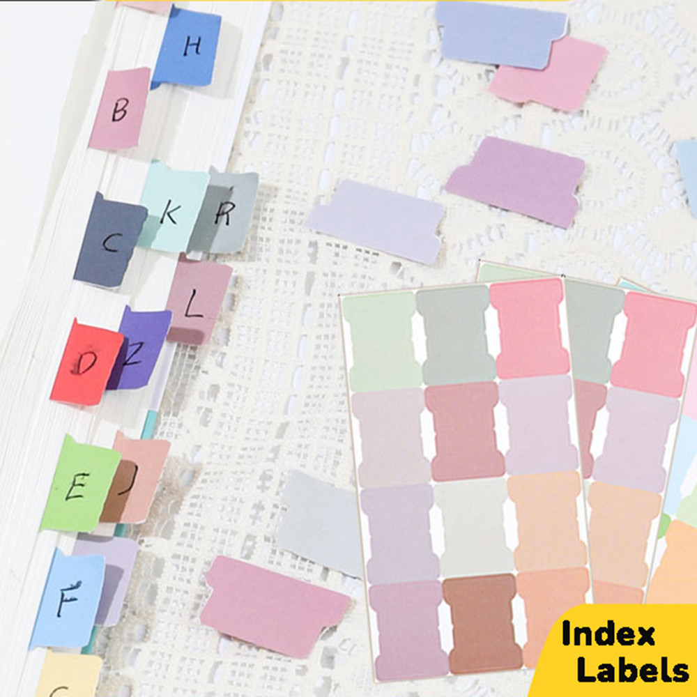 3 Sheets Index Sticky Notes Paper Tabs Planner Stickers Writable ...