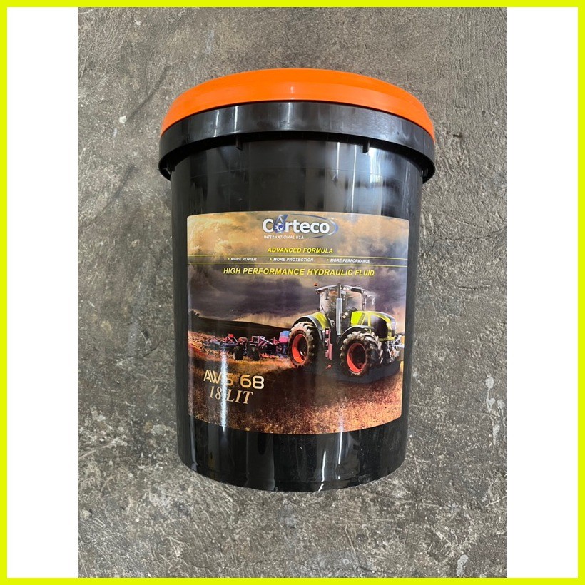 ♟ ♧ CORTECO HIGH PERFORMANCE HYDRAULIC OIL 68/ AW68 18 LITERS PAIL ...