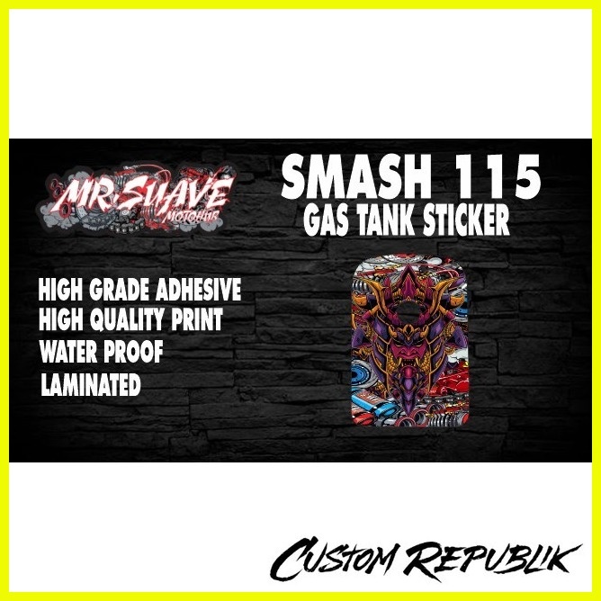 ♂ Smash 115 Gas Tank Sticker (Samurai) | Shopee Philippines