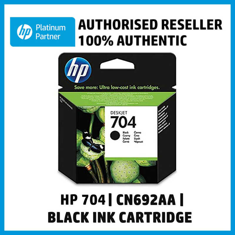 HP ☥ 704 Black ORIGINAL Ink Cartridge (CN692AA) | Shopee Philippines