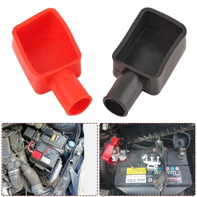 Soft Flame Retardant Rubber Dustproof Cover Positive Negative Battery ...