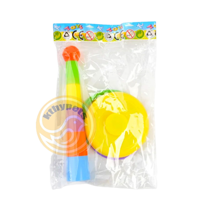 Parrot Bird Ring Toy for lovebird Solid Wood Educational Bird Supplies ...