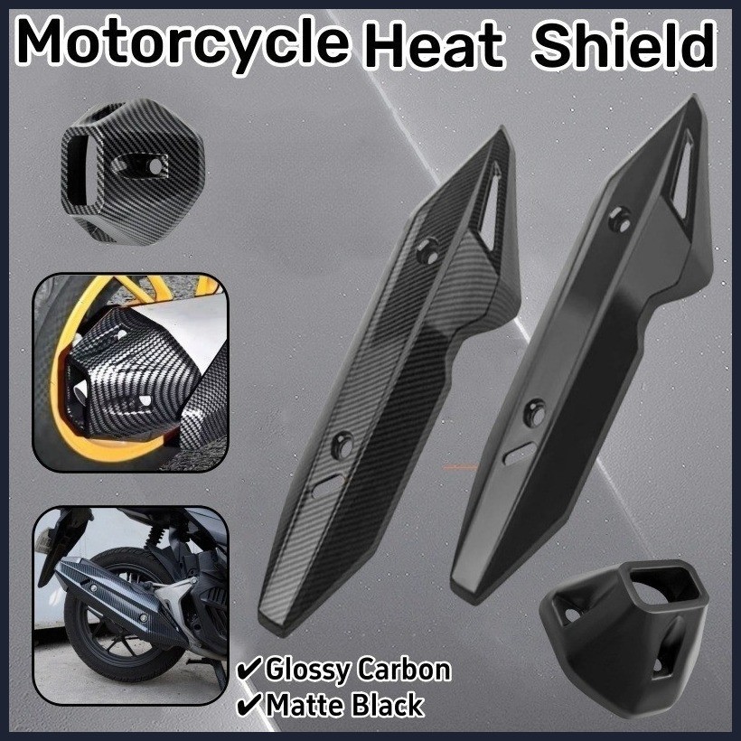 ⊙ Motorcycle Muffler Cover Exhaust Kit Heat-resistant Cover Protective ...
