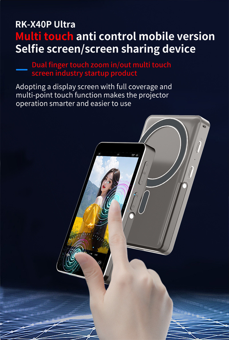 New Touch Selfie Monitor Screen Multi-point Feedback Control upgraded ...