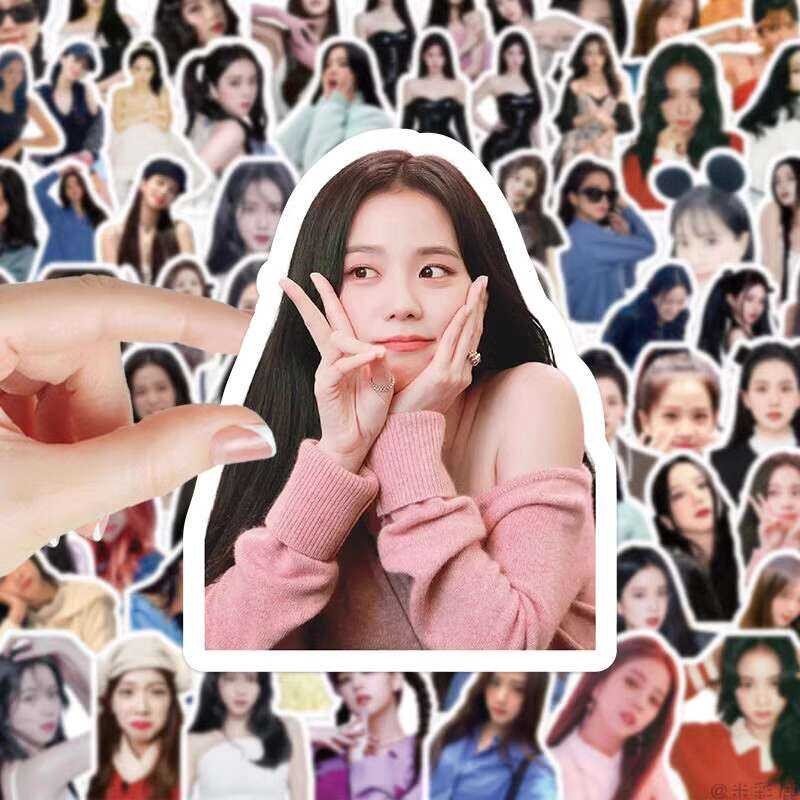 140 Korean Celebrity Jisoo Kim Ji-soo Stickers High-Value Single ...