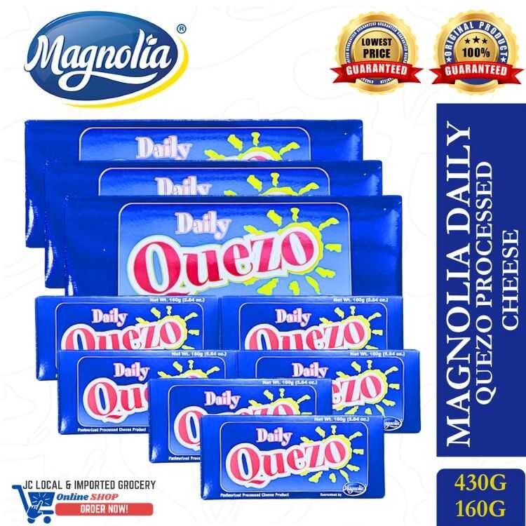 MAGNOLIA Daily Quezo Processed Cheese Product 160G & 430G - Quality ...