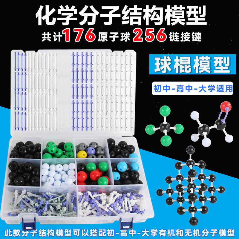 Model Molecular Structure Set Ball and Stick Scale for Middle and High ...