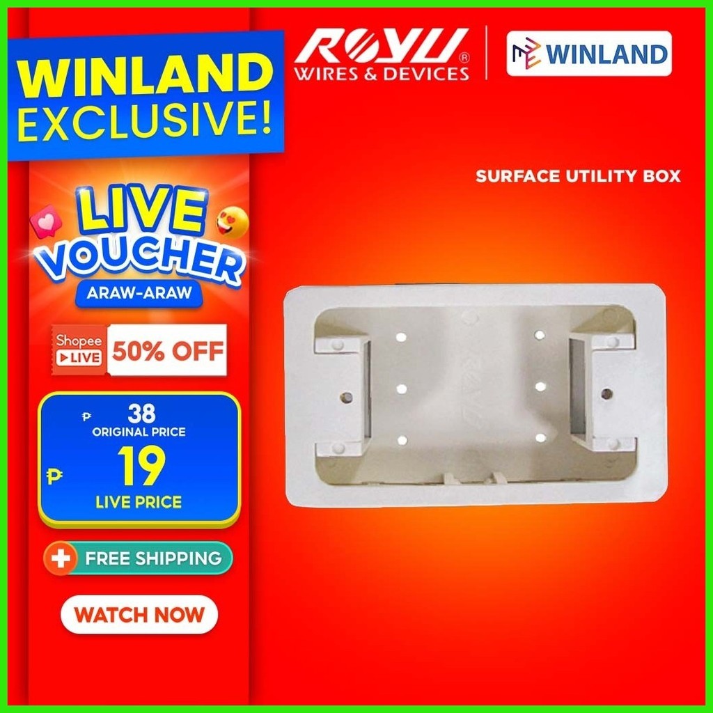 ∱ ╯ Royu by Winland Surface Utility Box RUB2 | Shopee Philippines