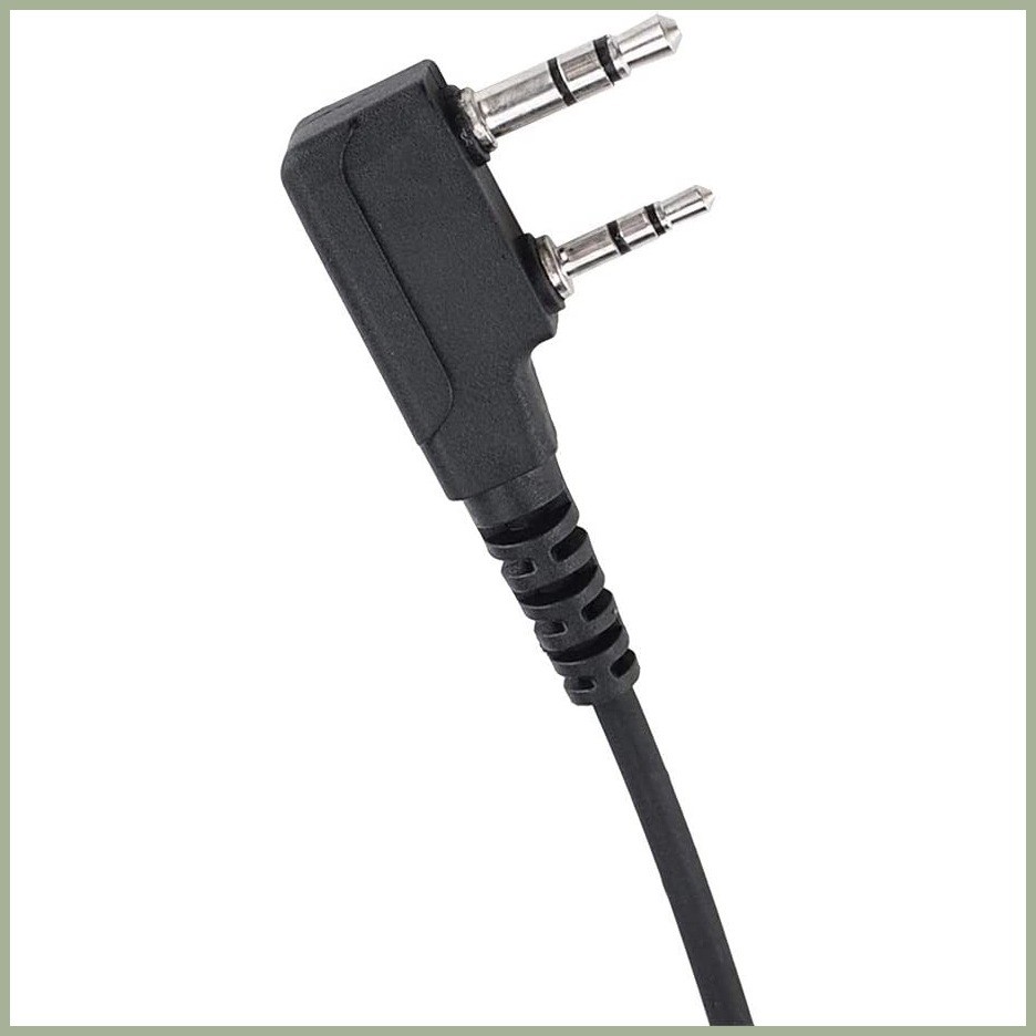 2 Pin Headset for BAOFENG UV5R KENWOOD Walkie Talkie Security Anti ...